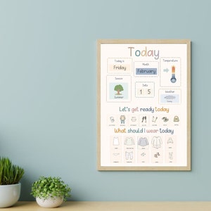 Morning Board | Circle Time | Today Chart | | Weather Chart | GETTING ...