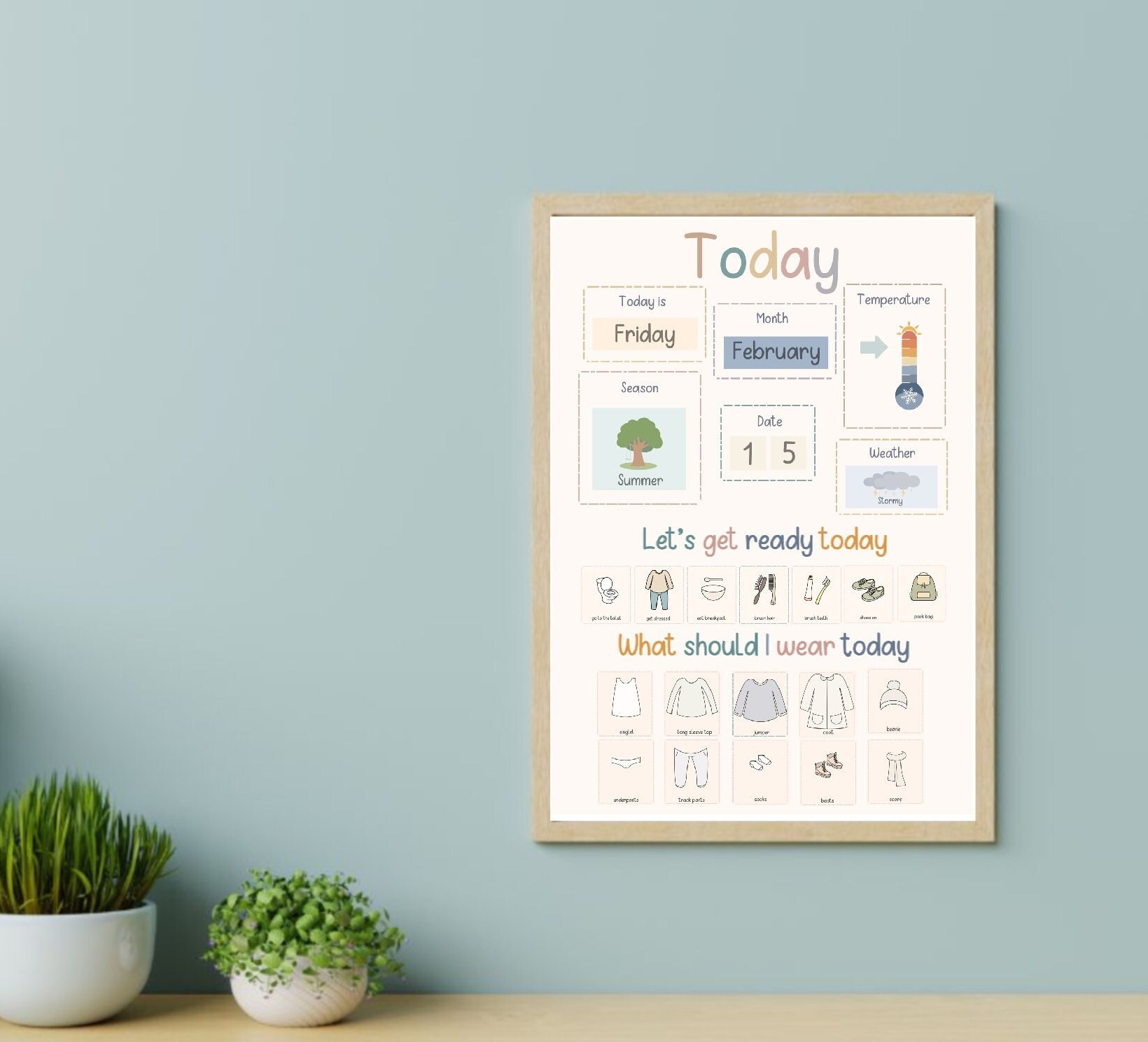 Morning Board | Circle Time | Today Chart | | Weather Chart | GETTING ...