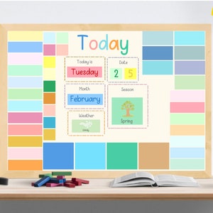 Morning Board | Circle Time | Today Chart | Children’s Calendar ...