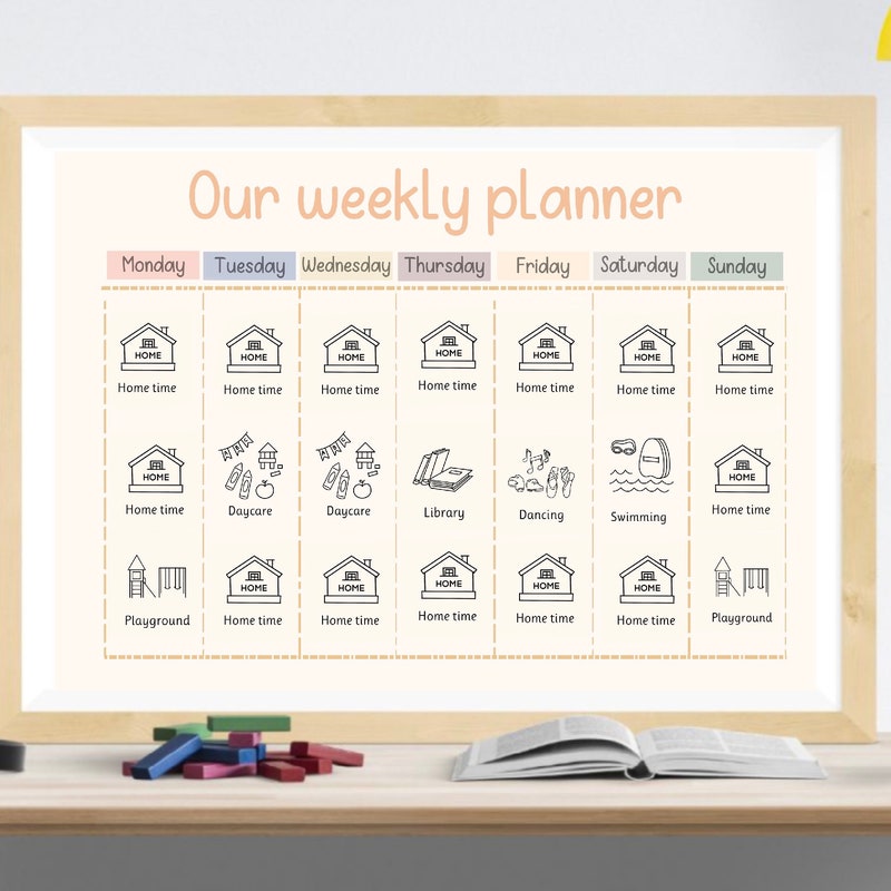 Homeschool Wall Calendar - Etsy