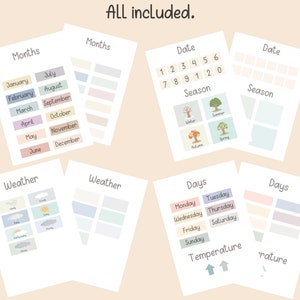 Morning Board | Circle Time | Today Chart | Children’s Calendar ...