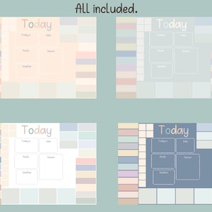 Morning Board | Circle Time | Today Chart | Children’s Calendar ...