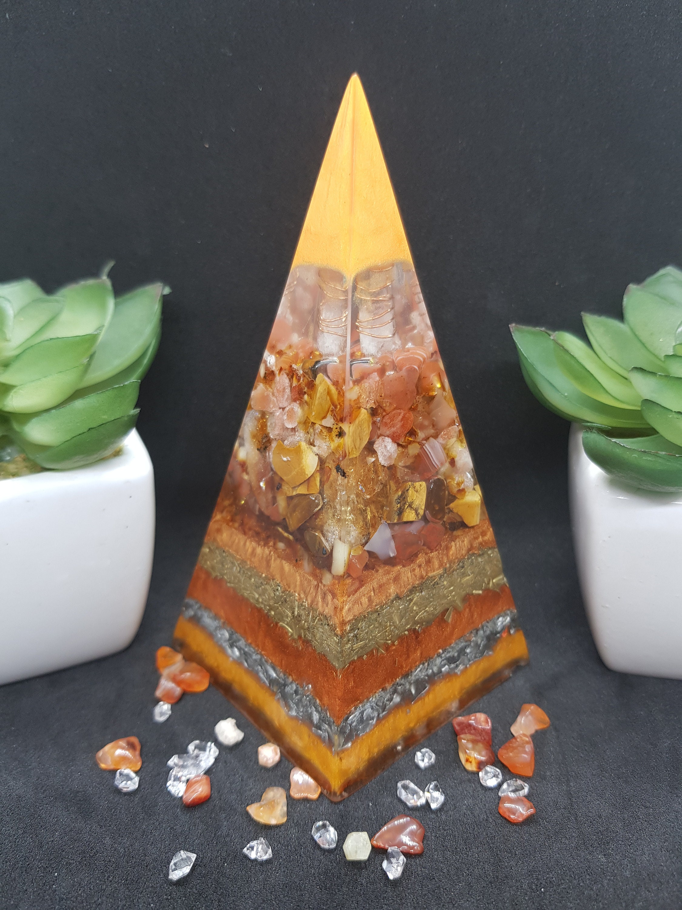 Sacral Plexus Orgone Pyramid - Etsy