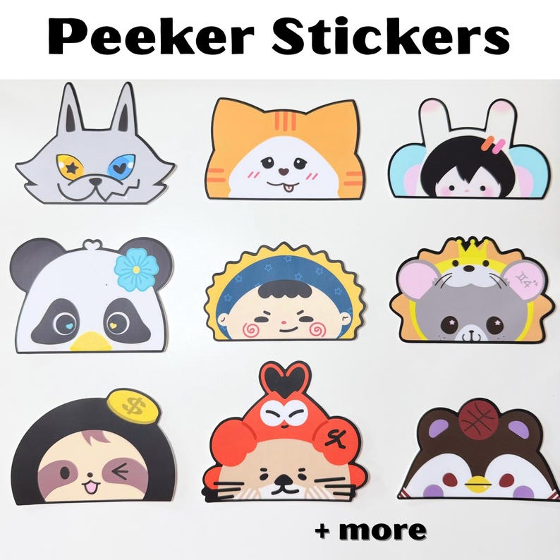 GMMTV Peeker Stickers Weatherproof | Joongdunk Perthsanta Emibonnie ...