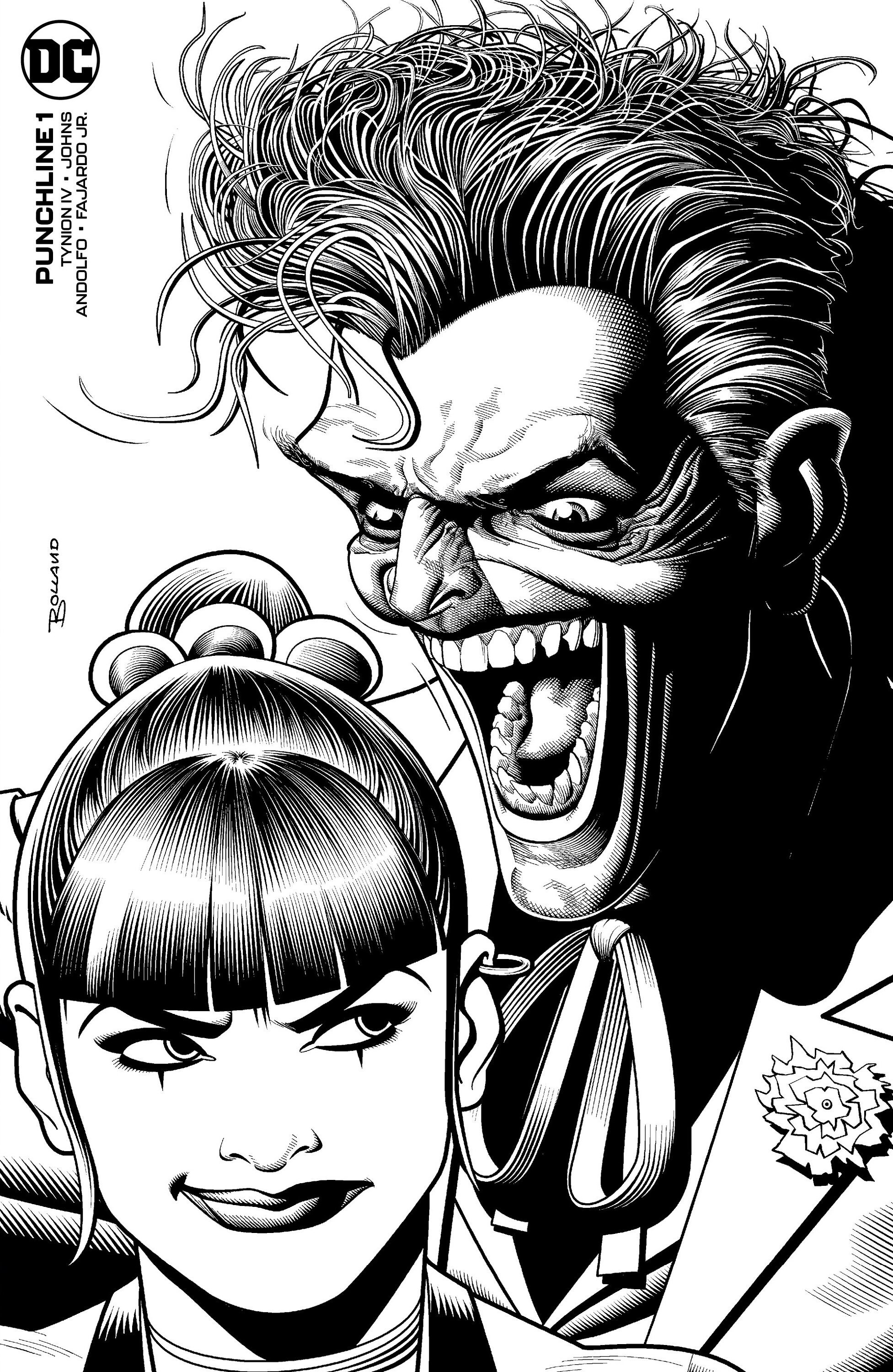 DC Comics Punchline 1 One-shot Brian Bolland B&W Variant - Etsy UK