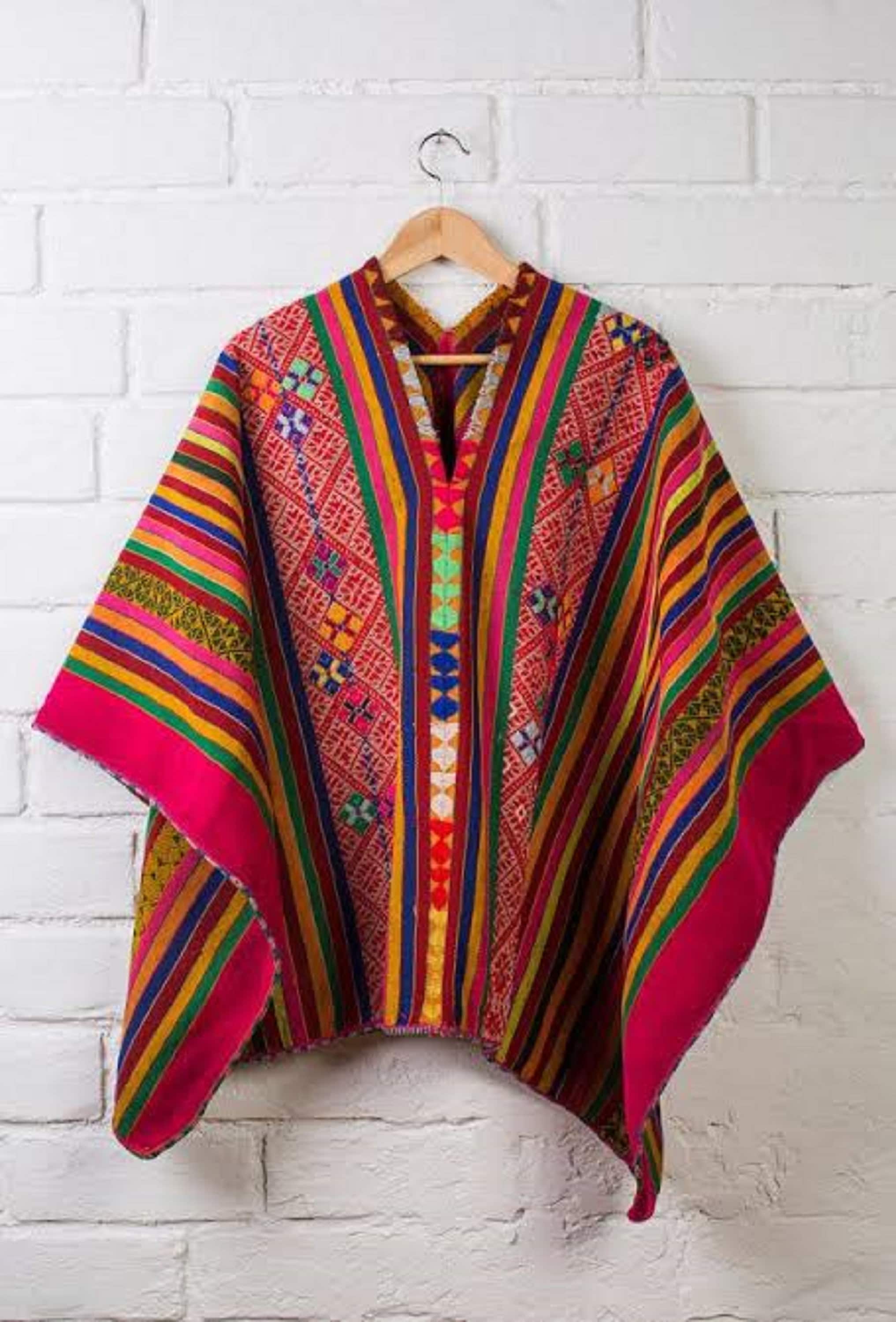 Peruvian Poncho Inca Peruvian poncho wool poncho poncho | Etsy