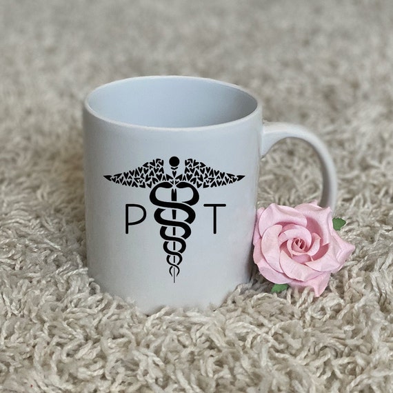 Physical Therapist Vinyl Decal PT Decal PT Mug Decal PT Car | Etsy UK