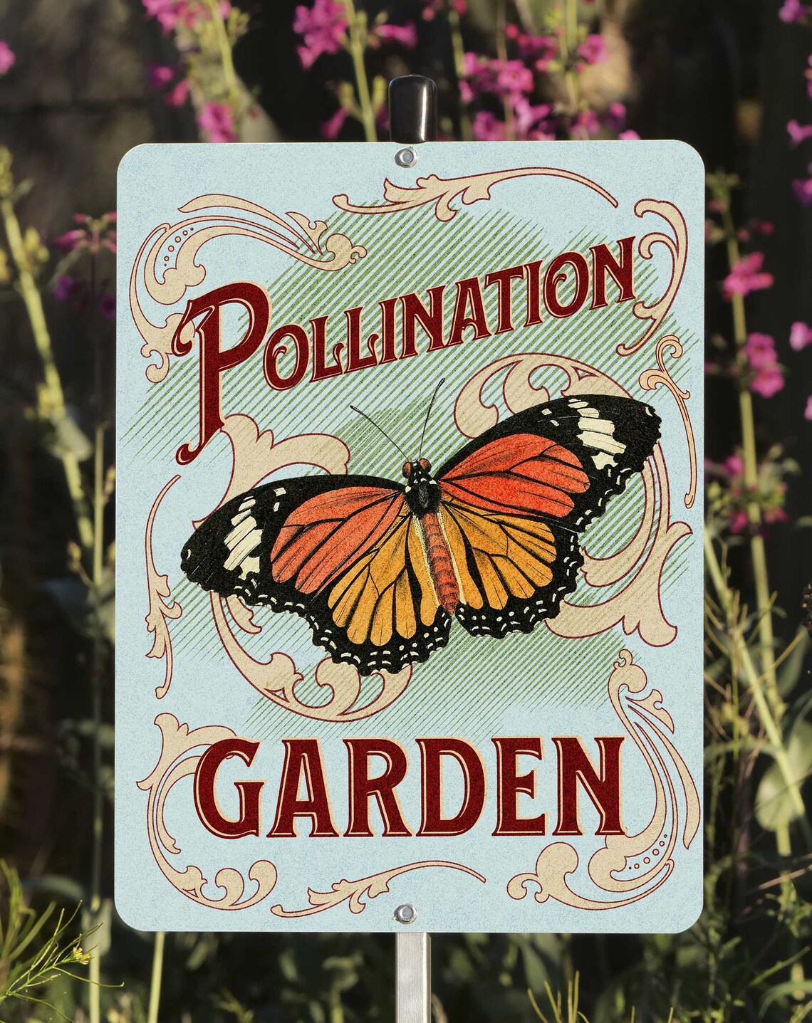 Pollinator Garden Yard Sign Garden Sign With Aluminum Stake. - Etsy