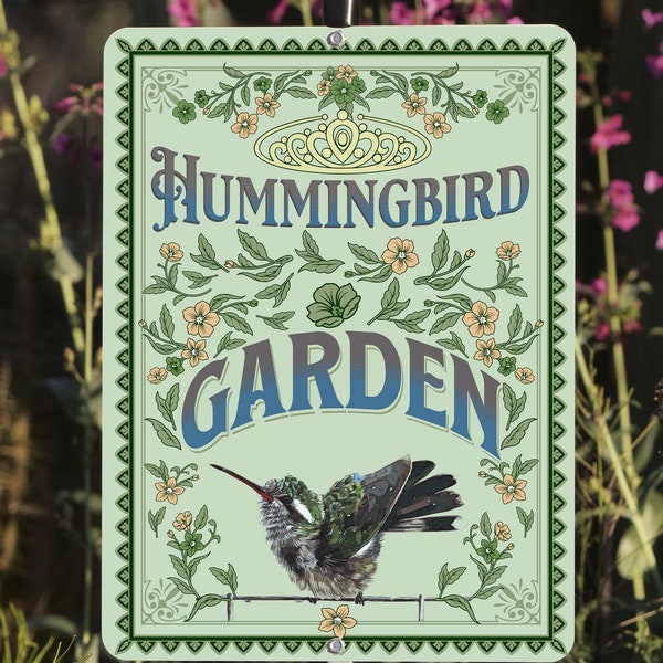 Hummingbird Crossing Sign - Etsy