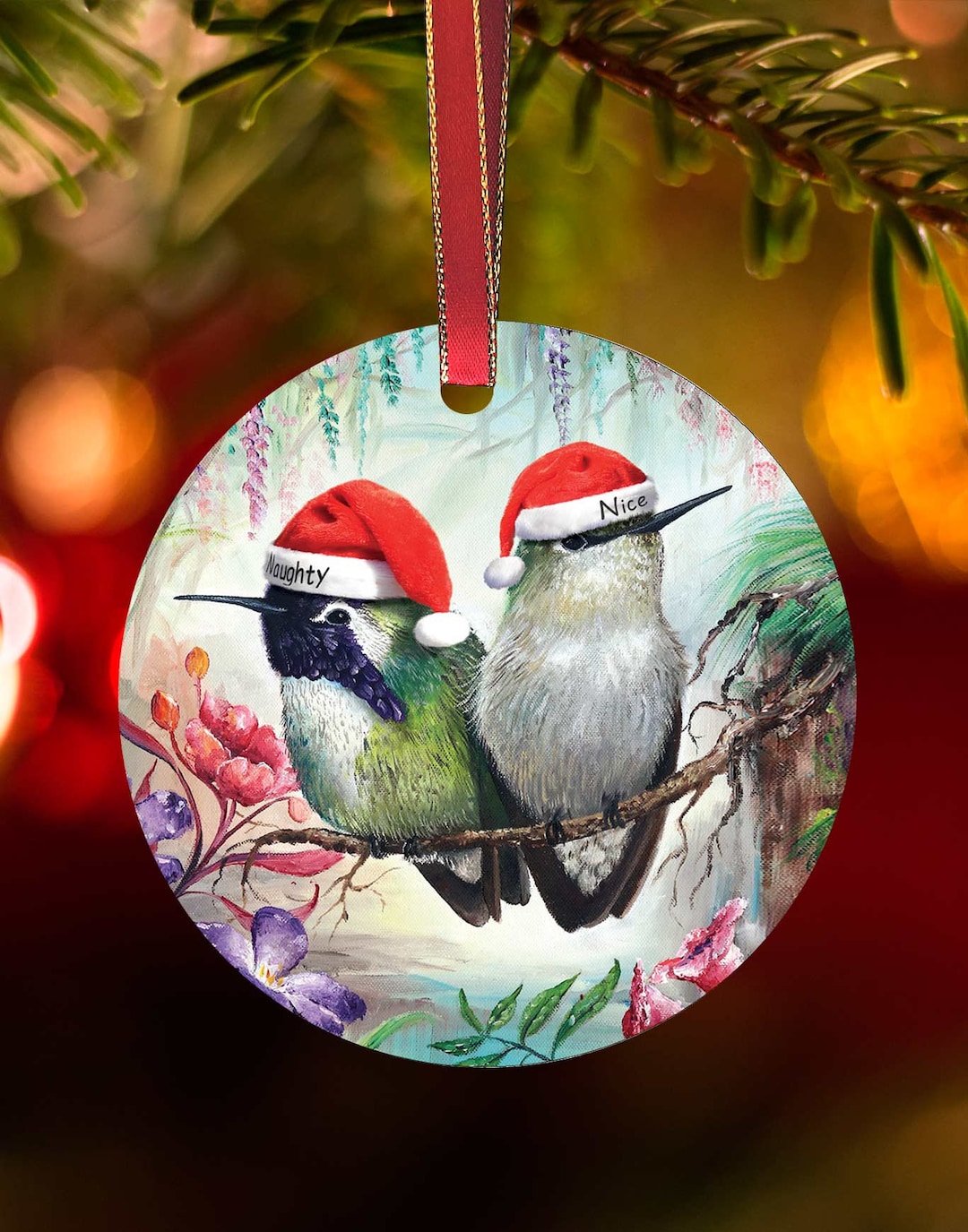 The Island Hummingbird Ornament, Christmas Ornament, Santa Clause, Cute ...