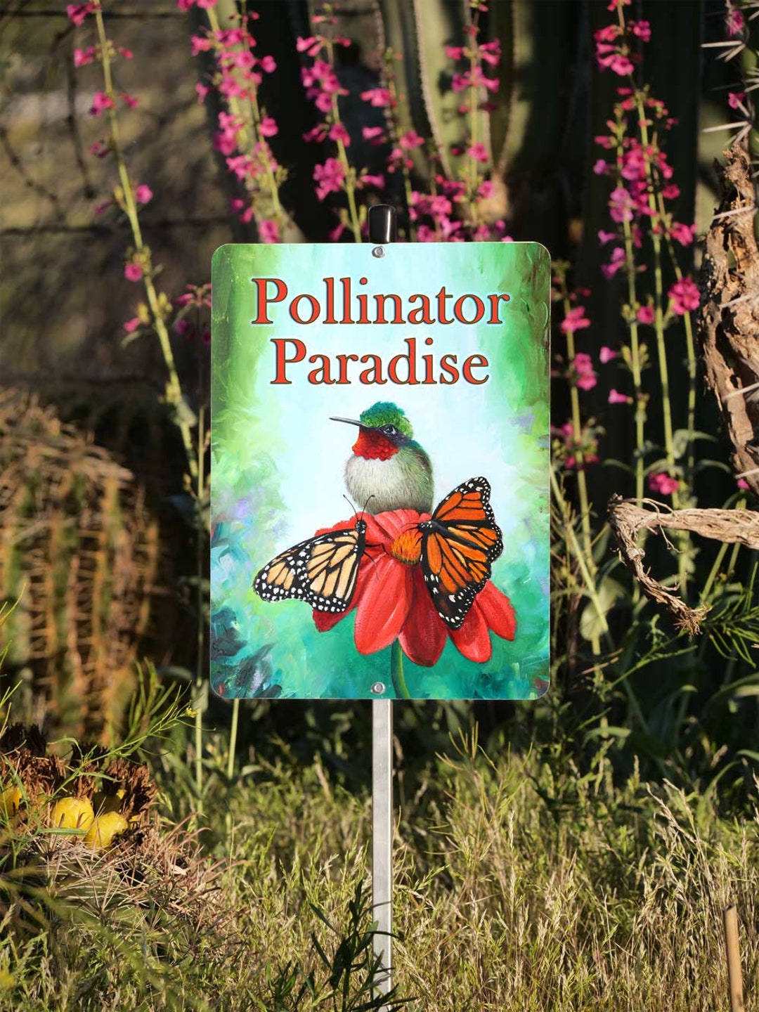 Pollinator Paradise Sign - Etsy