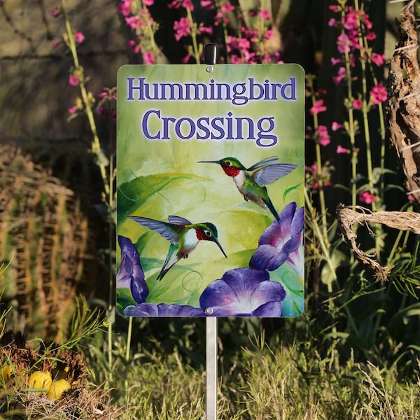 Hummingbird Crossing Sign - Etsy