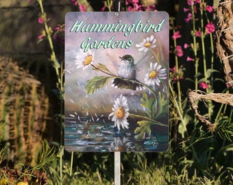 Hummingbird Crossing Sign | Etsy