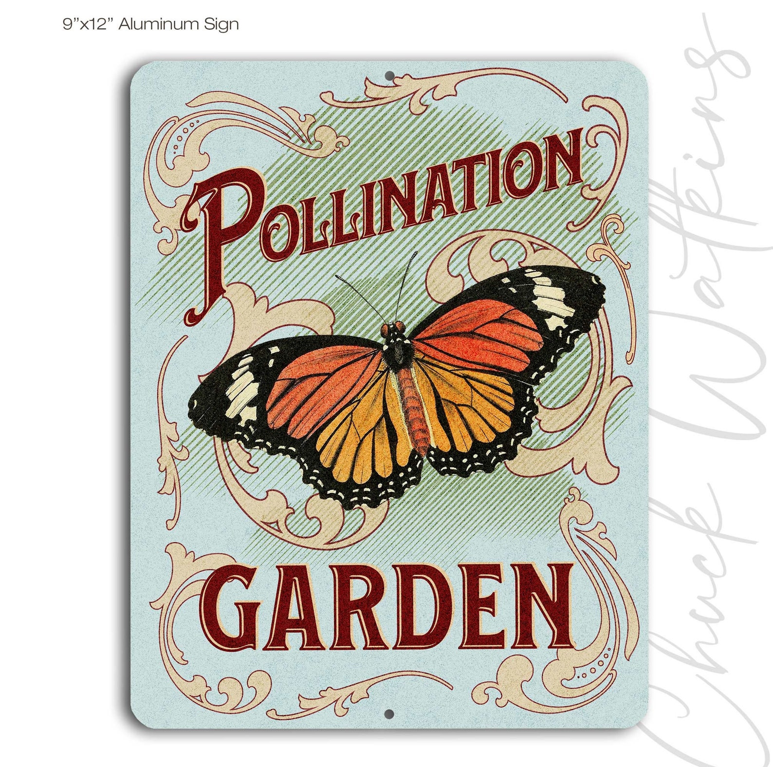 Pollinator Garden Yard Sign Garden Sign With Aluminum Stake. - Etsy