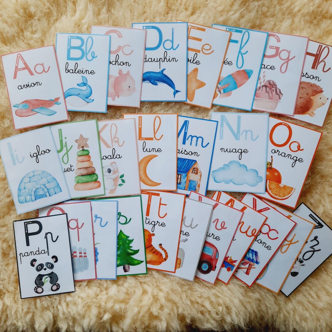 Cartes alphabet / abécédaire des animaux - Maternelle - Apprendre les ...
