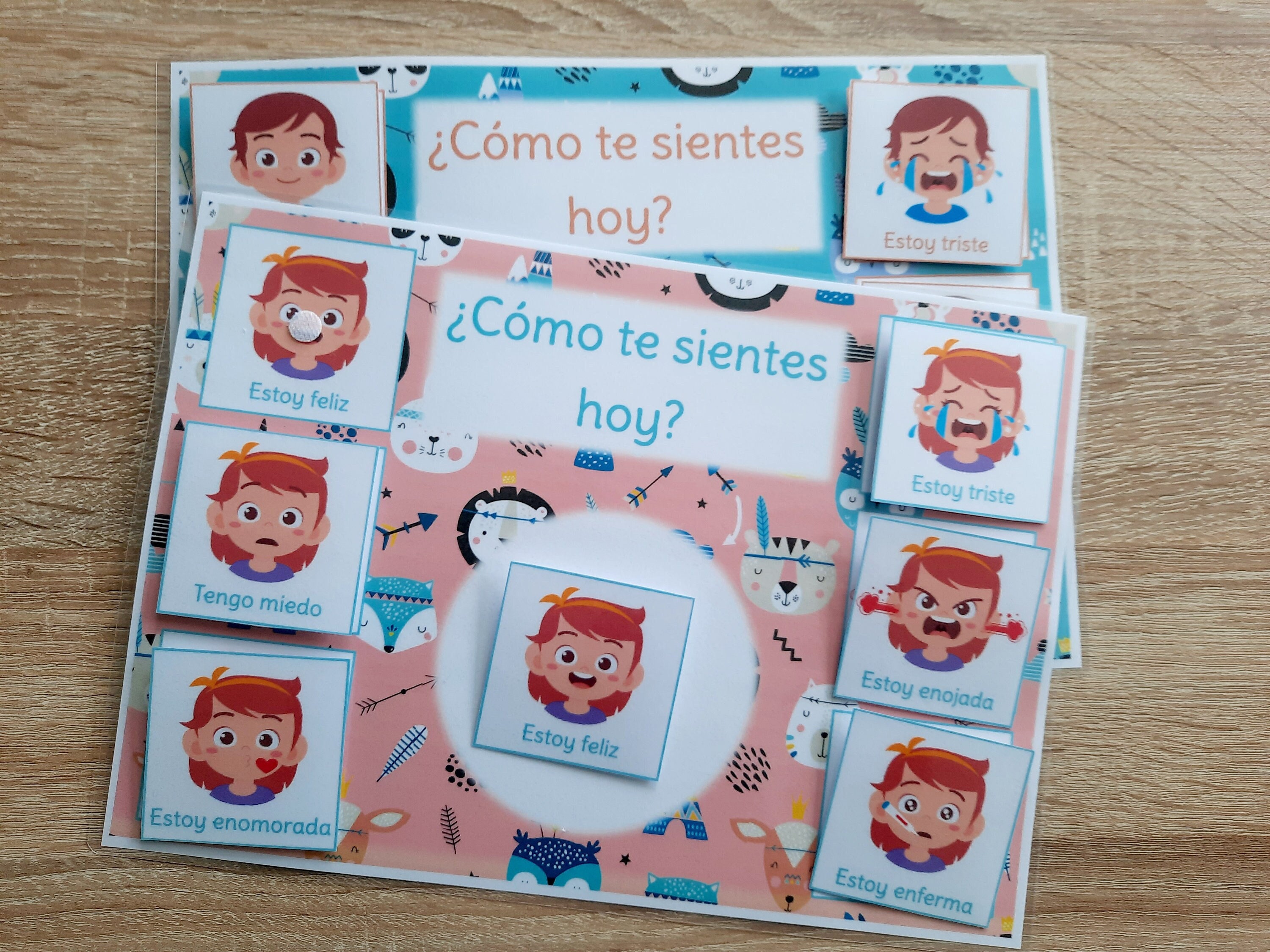 Como Te Sientes Hoy Emociones Del Niño - Etsy