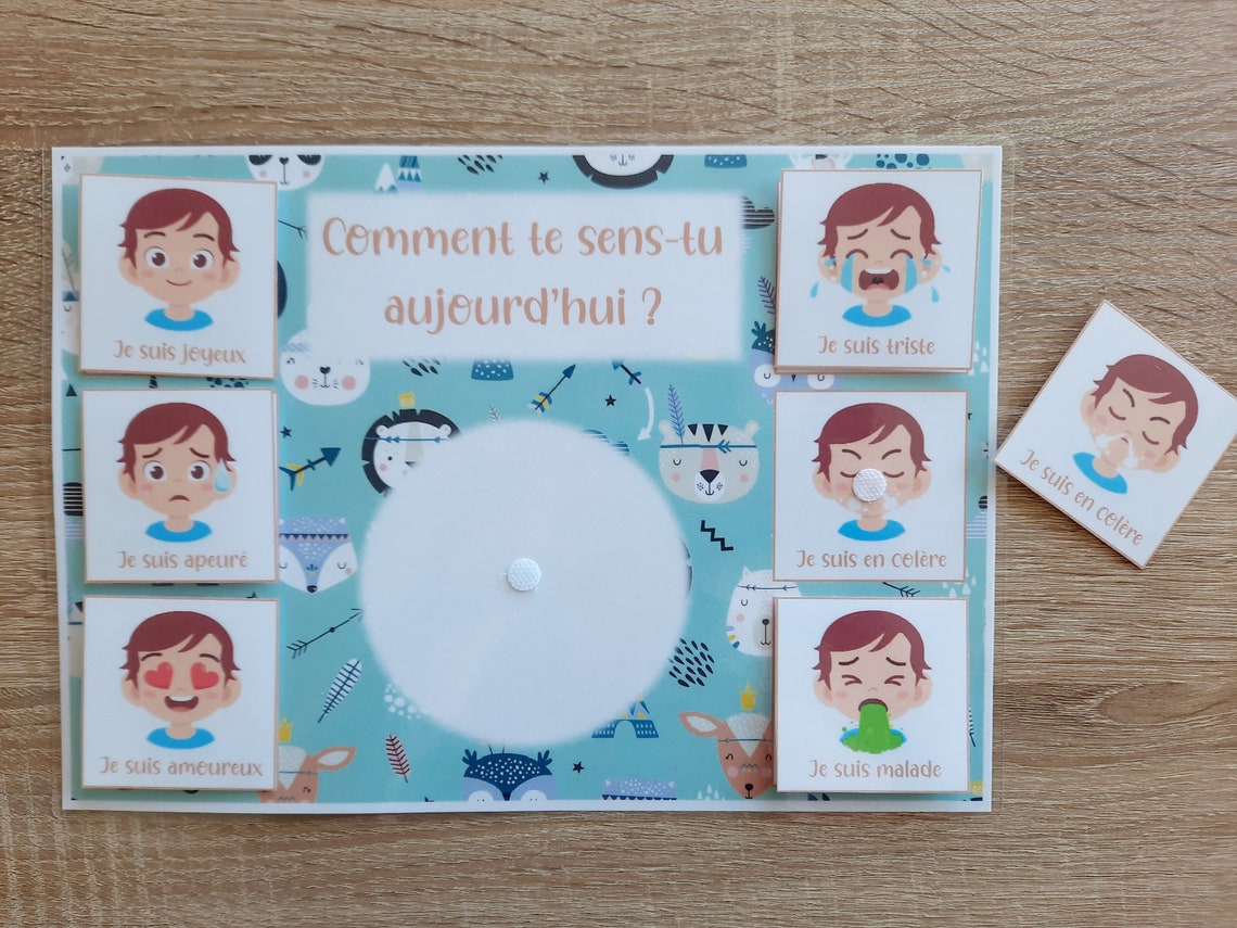 Comment te sens-tu aujourdhui Expression des émotions | Etsy