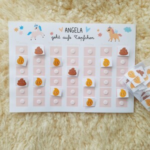 Kids Potty Chart | Toilet Train - Training Tab for BAÑO - Vado in Bagno ...