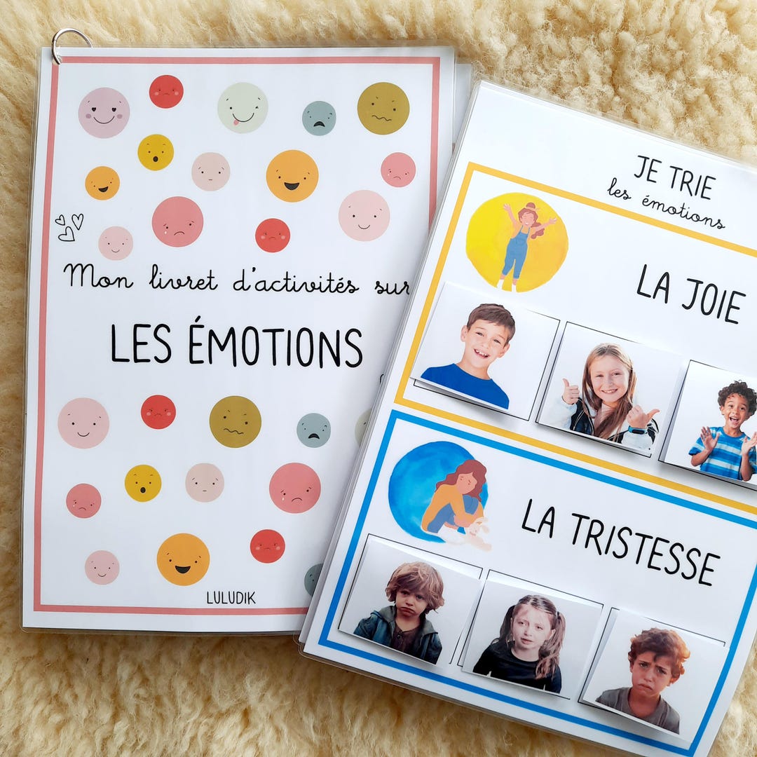 Livret d'activités émotions – Livret d'apprentissage sur les émotions ...