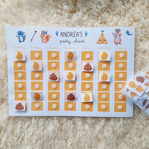 Kids Potty Chart | Toilet Train - Training Tab for BAÑO - Vado in Bagno ...