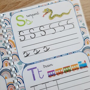 Japprends à écrire les lettres de lalphabet Livret de graphisme - Etsy ...