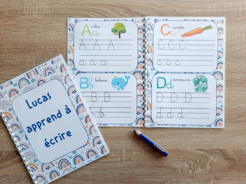 Japprends à écrire les lettres de lalphabet Livret de - Etsy France