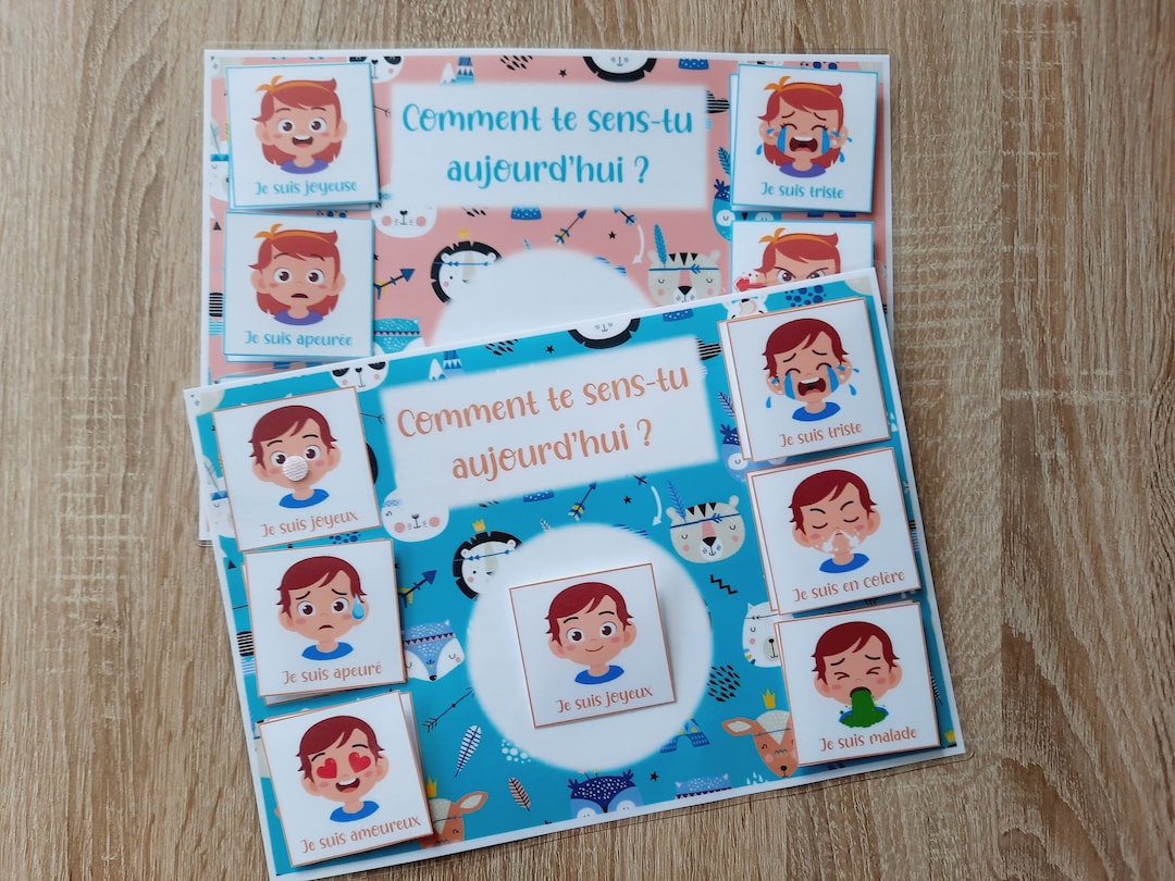 Comment te sens-tu aujourdhui Expression des émotions chez lenfant ...