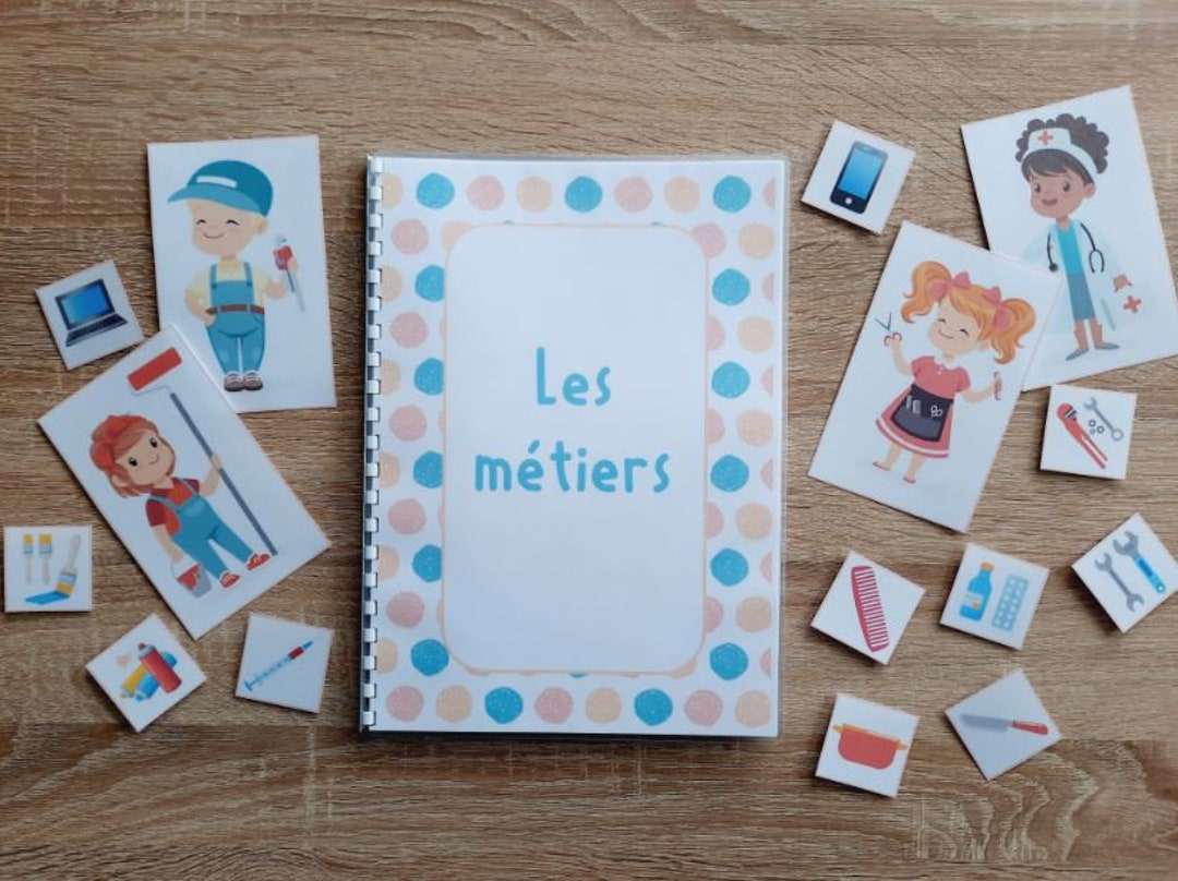 Livret dactivités sur les métiers Book sur les métiers Niveau ...