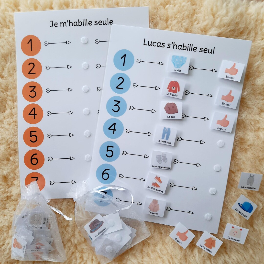 I Dress Myself - Motivational Chart for Children's Autonomy ...