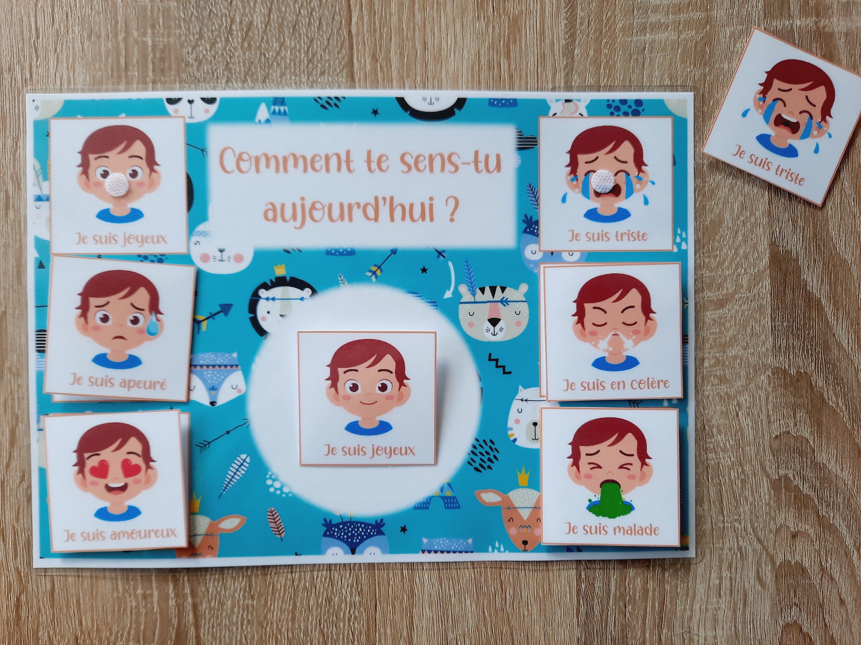 Comment te sens-tu aujourdhui Expression des émotions - Etsy