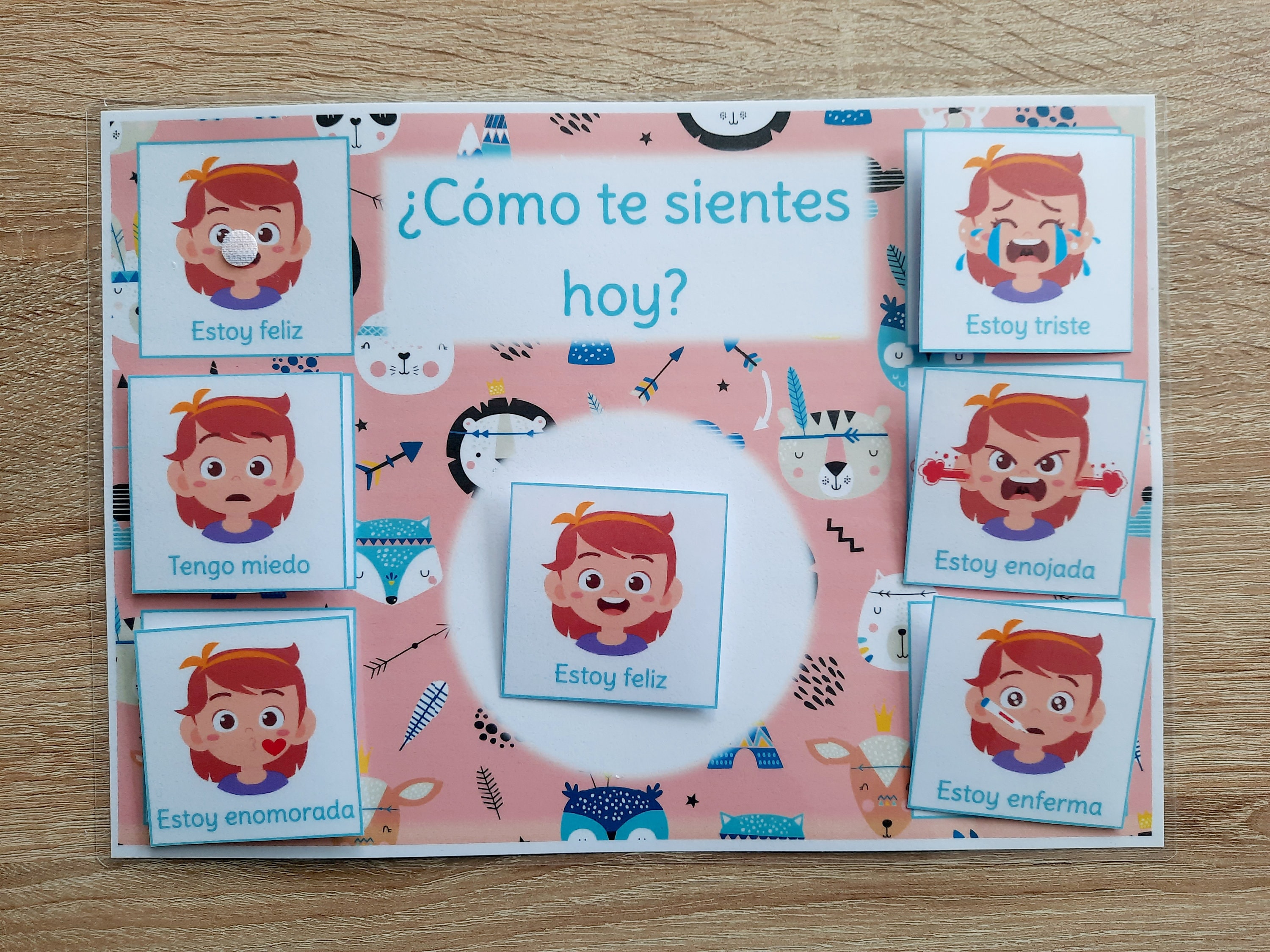 Como Te Sientes Hoy Emociones Del Niño - Etsy