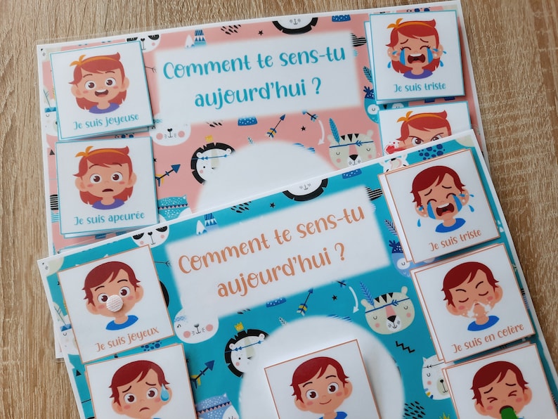 Comment te sens-tu aujourdhui Expression des émotions - Etsy.de