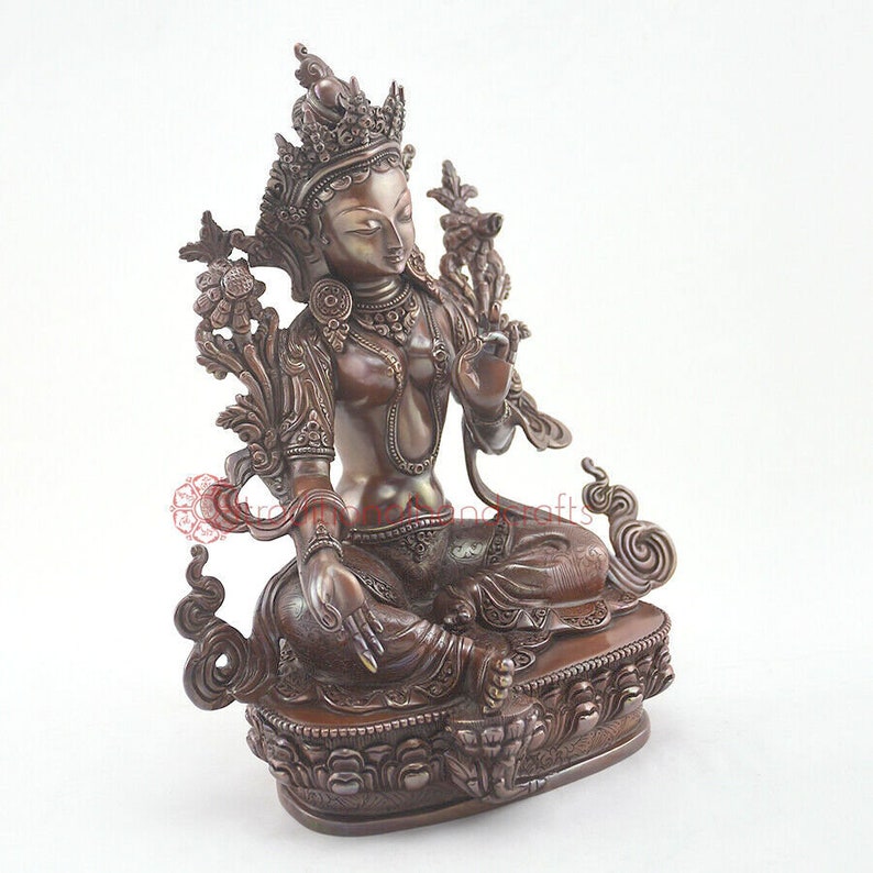 Table Top Statues Copper Statue From Nepal Female Buddha, Green Tara ...