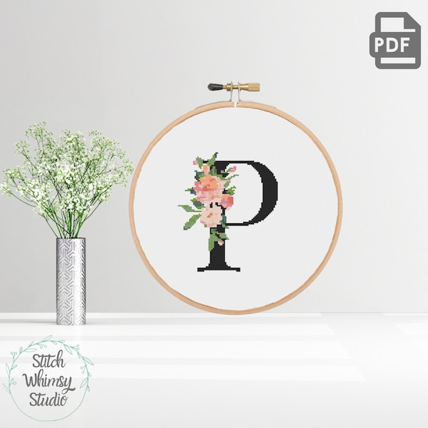 P Monogram - Etsy