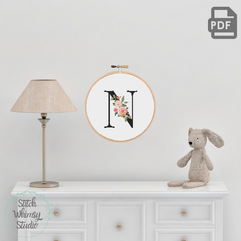 Monogram Letter N - Etsy