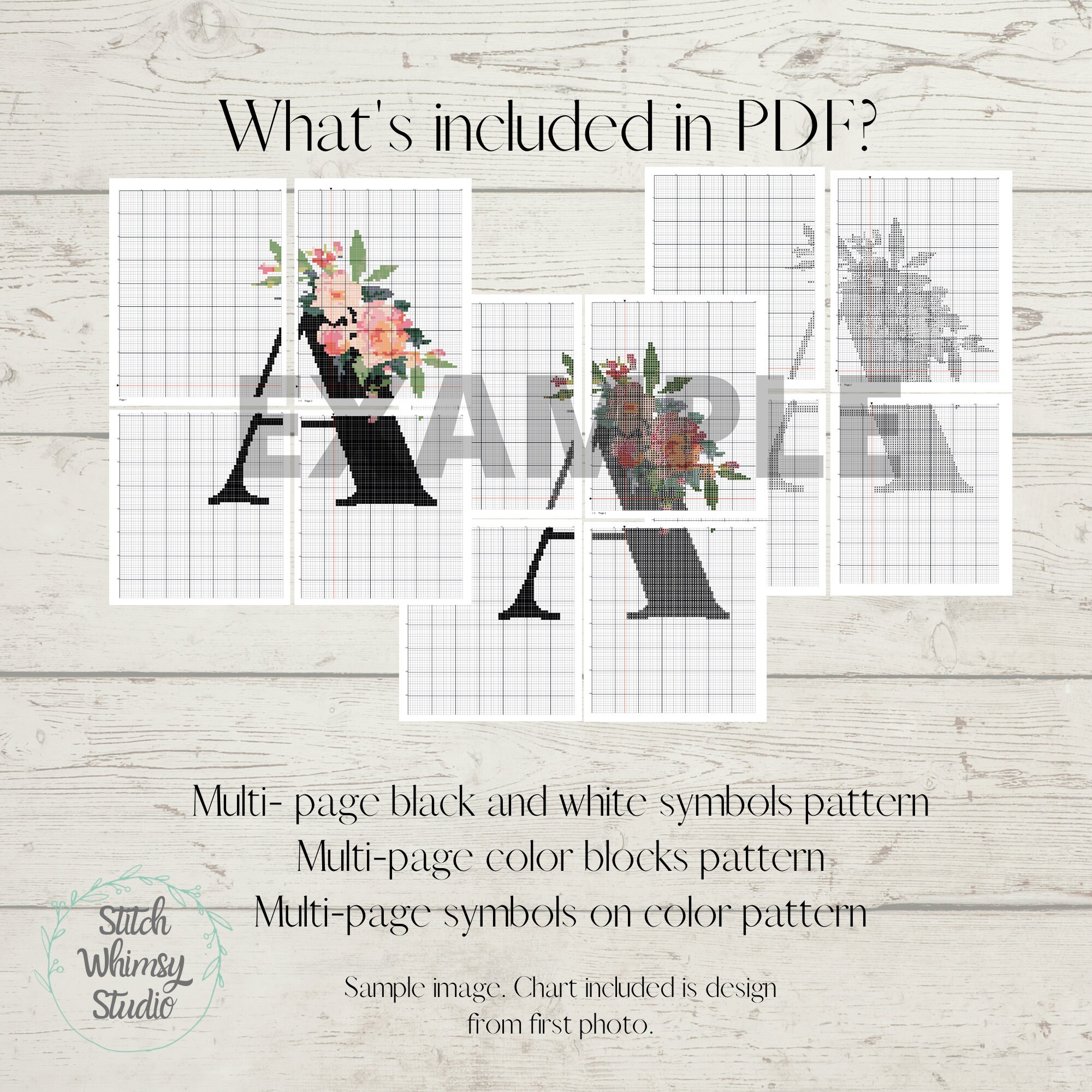 P Initial Monogram Letter Teal Purple Botanical Floral, Baby Girl ...