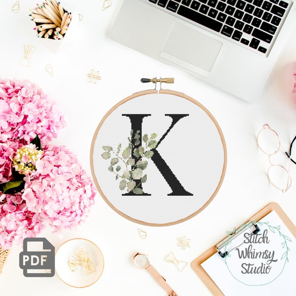 Monogram Letter K - Etsy