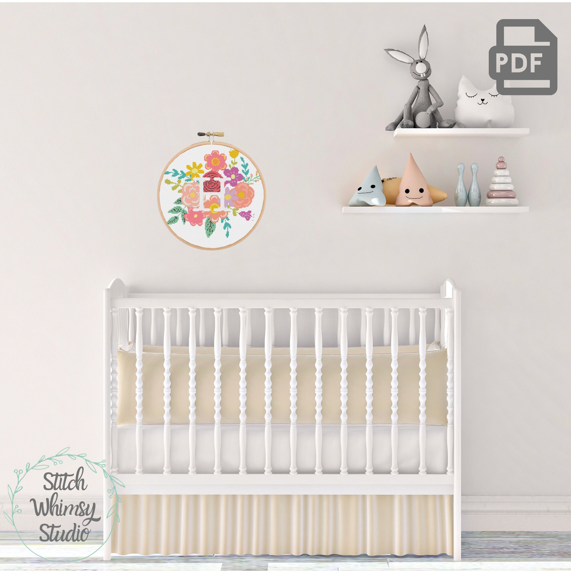 H Initial Monogram Letter Floral Pink Purple Floral Baby Girl | Etsy