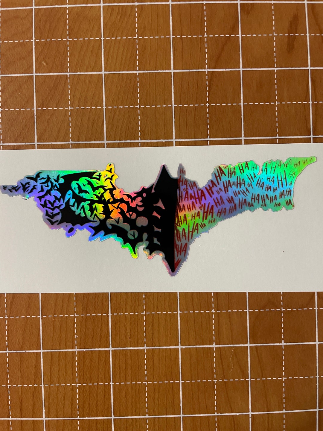 Holographic Joker Batman Sticker High Quality Heavy Duty Vinyl - Etsy