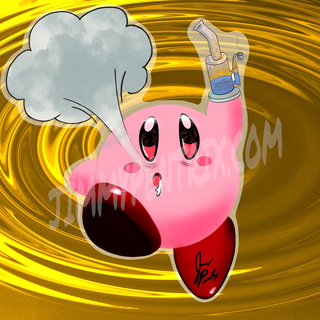 Kirby Dabs n Drool wasserfester Aufkleber | UV-beständig ...