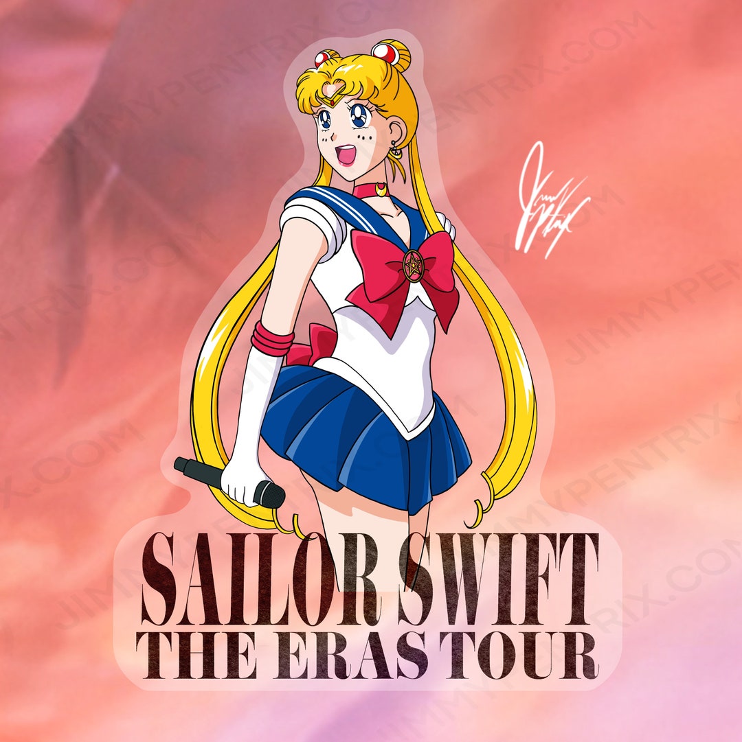 Sailor Swift Tour Waterproof Sticker UV Scratch Resistant Water Bottle ...