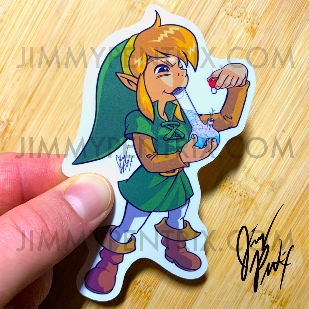 Bong Rip Link Waterproof Sticker | UV Scratch Resistant | Water Bottle ...