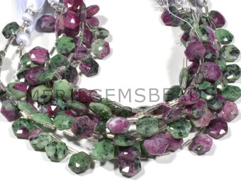 Ruby Zoisite Necklace - Etsy