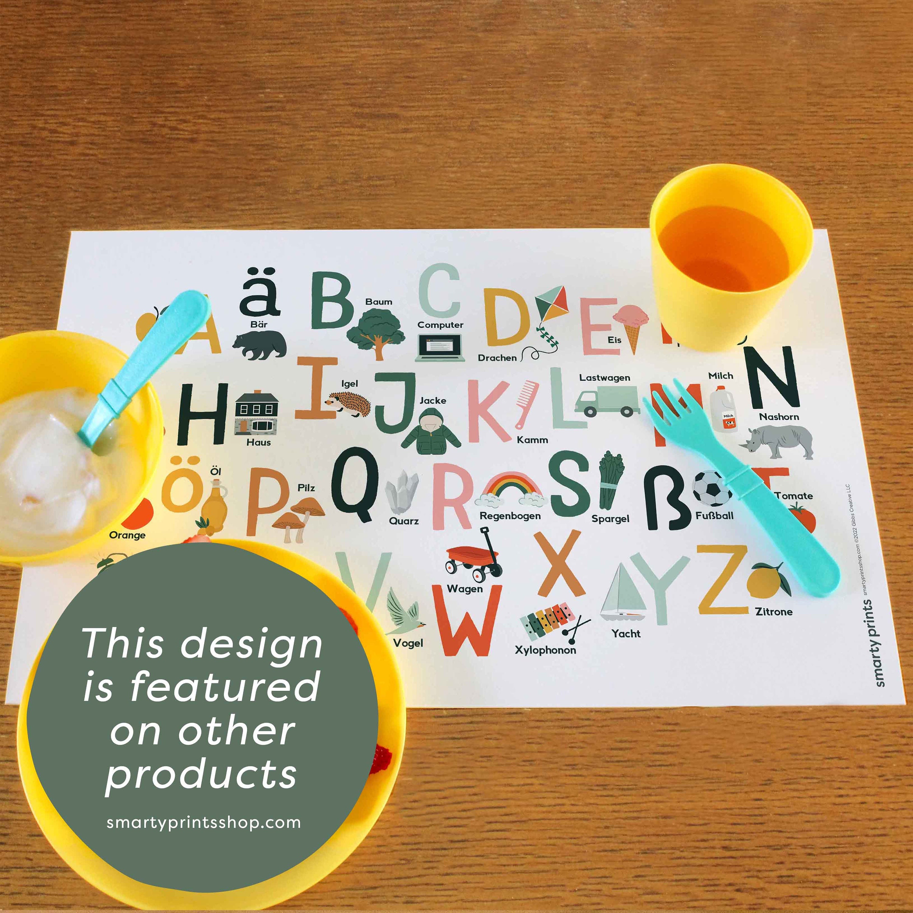 German Alphabet Poster Deutsch Alphabet Playroom Wall Art - Etsy