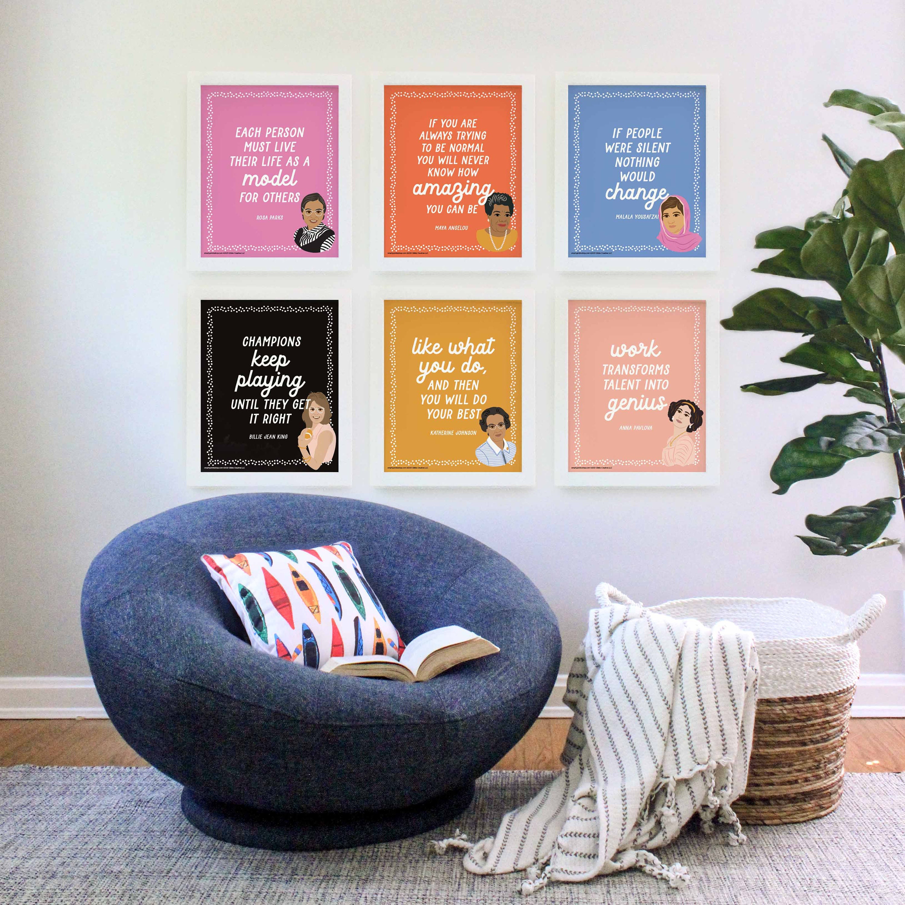 Malala Yousafzai Quote Girl Power Art Feminist Prints - Etsy