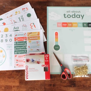 Daily Morning Board, Preschool Circle Time Board, Kids Daily Calendar ...