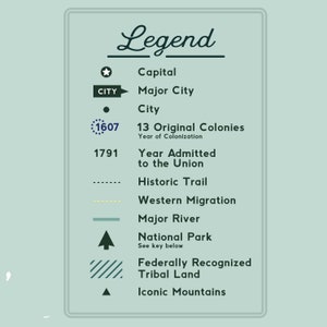 Children's Us Map Placemat, Fun Illustrated Map, Us National Parks ...