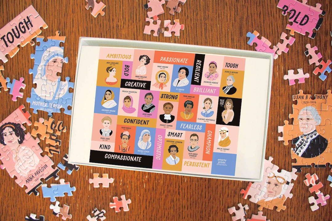 Influential Women in History Puzzle, Girl Power Art, Feminist Prints ...