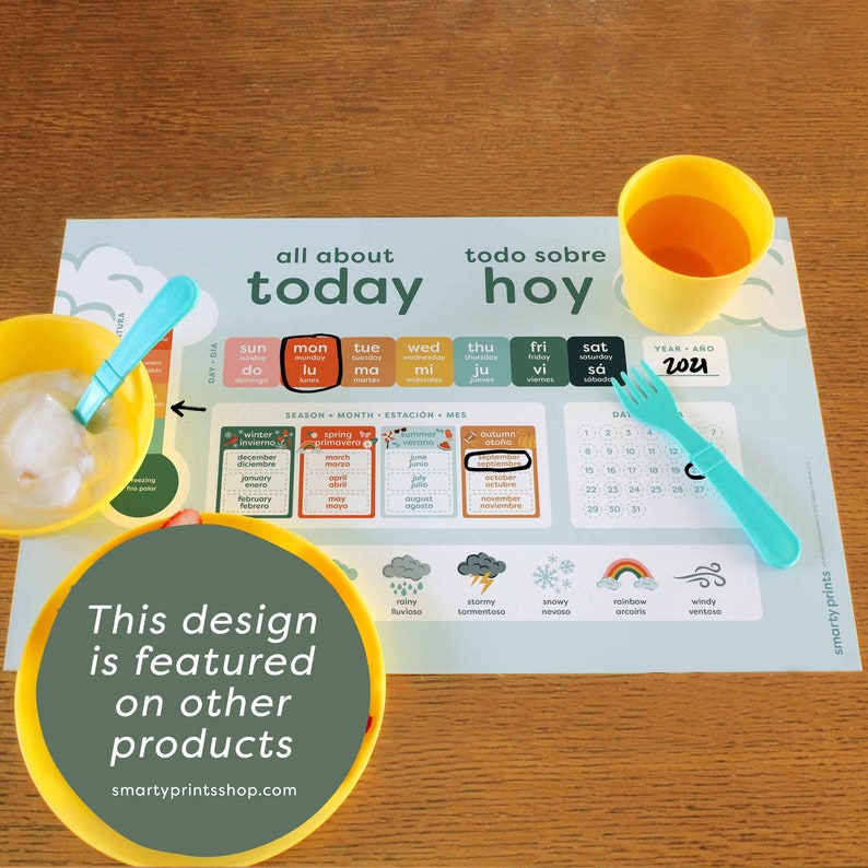 English/spanish Daily Morning Board, Preschool Circle Time Board, Kids ...