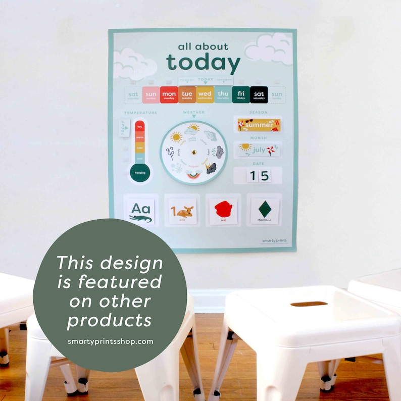 English/spanish Daily Morning Board Printable Placemat, Weather ...